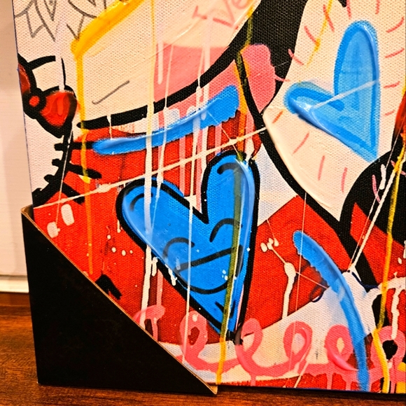 RUUMI | Art | Contemporary Dior Graffiti Acrylic Woman Power Queen Pop ...
